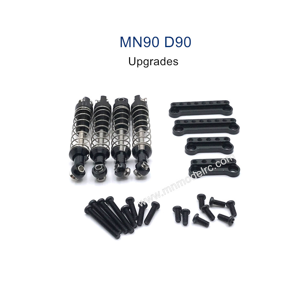 MN MODEL MN D90 Upgrade Parts Metal Shock and Shock Seat
